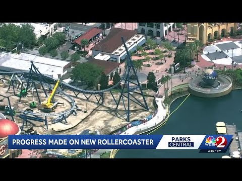 Construction crews battle heat as work continues on Universal Orlando projects