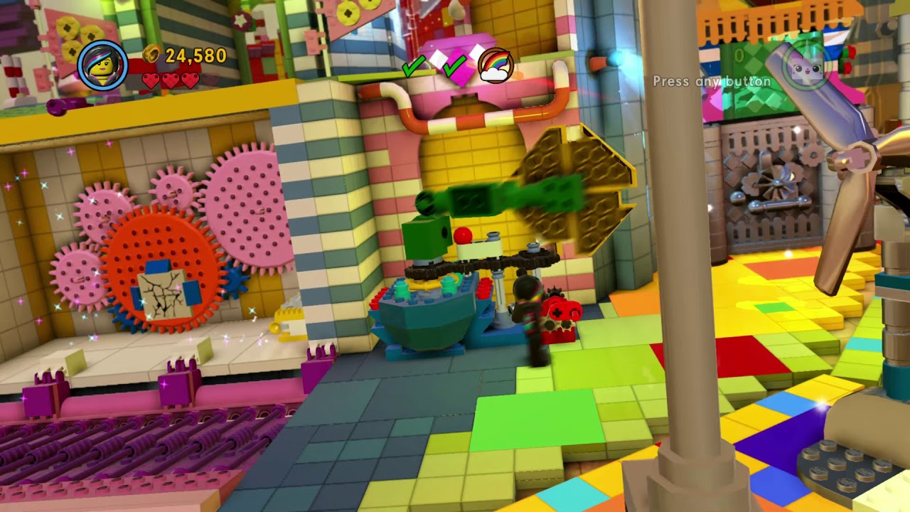 The Lego Movie Video Game - Walkthrough 9 - Escape From Cloud Cuckoo ...