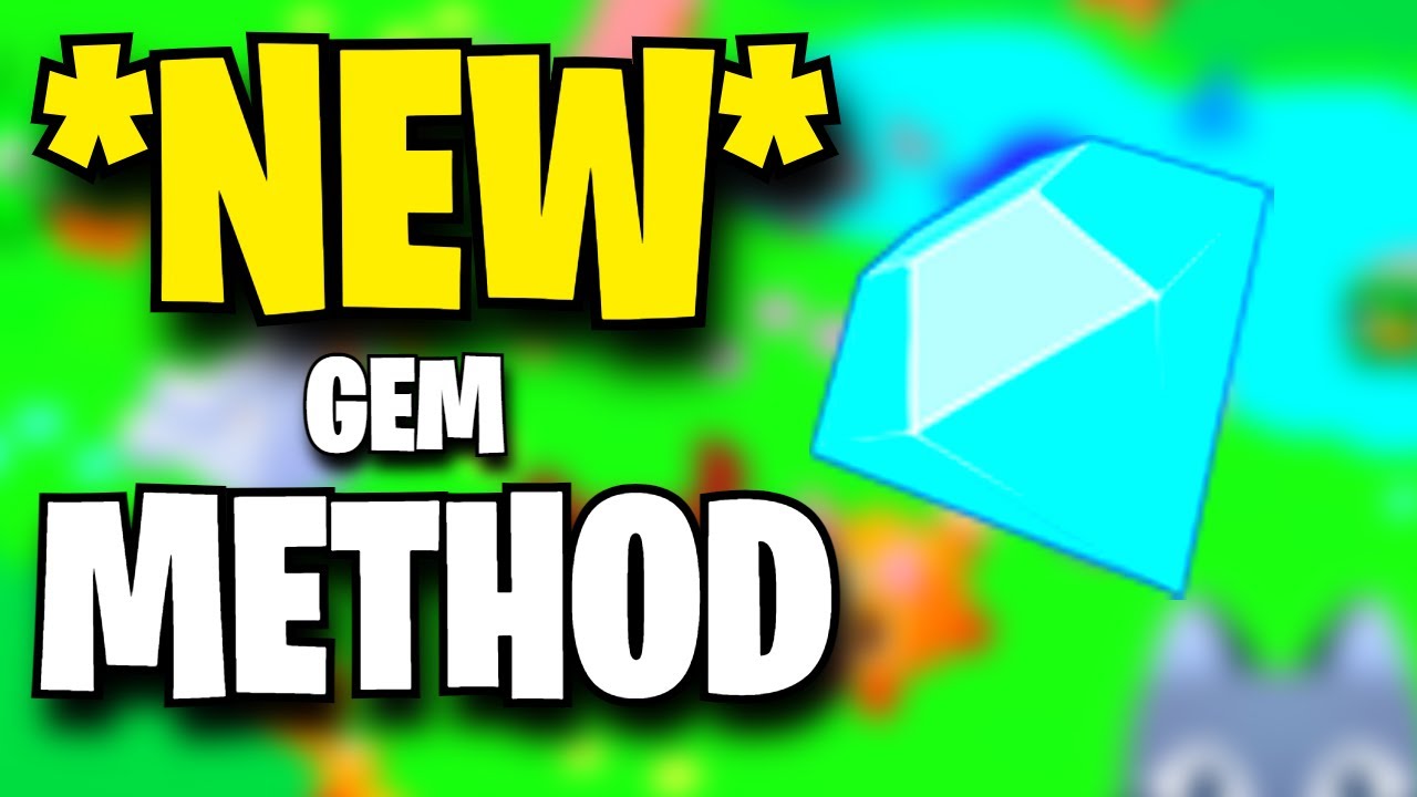 *NEW* GEM METHOD | Pet sim X ROBLOX - YouTube