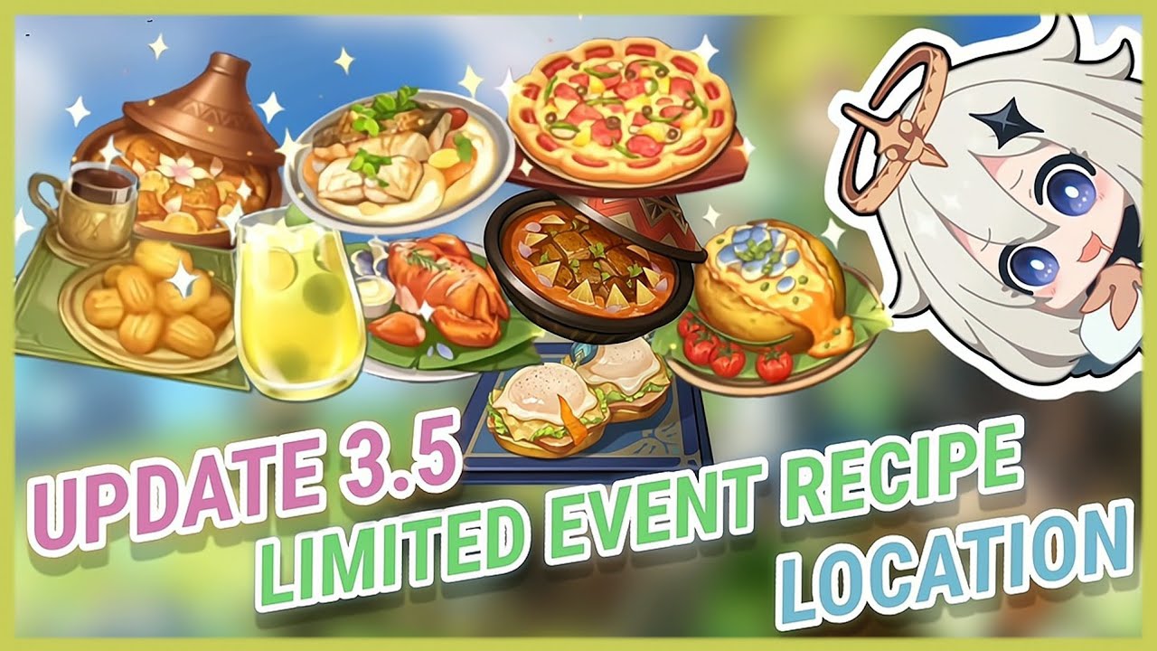 Sumeru New Food Recipe & Food Location - Update 3.5 | Genshin Impact ...