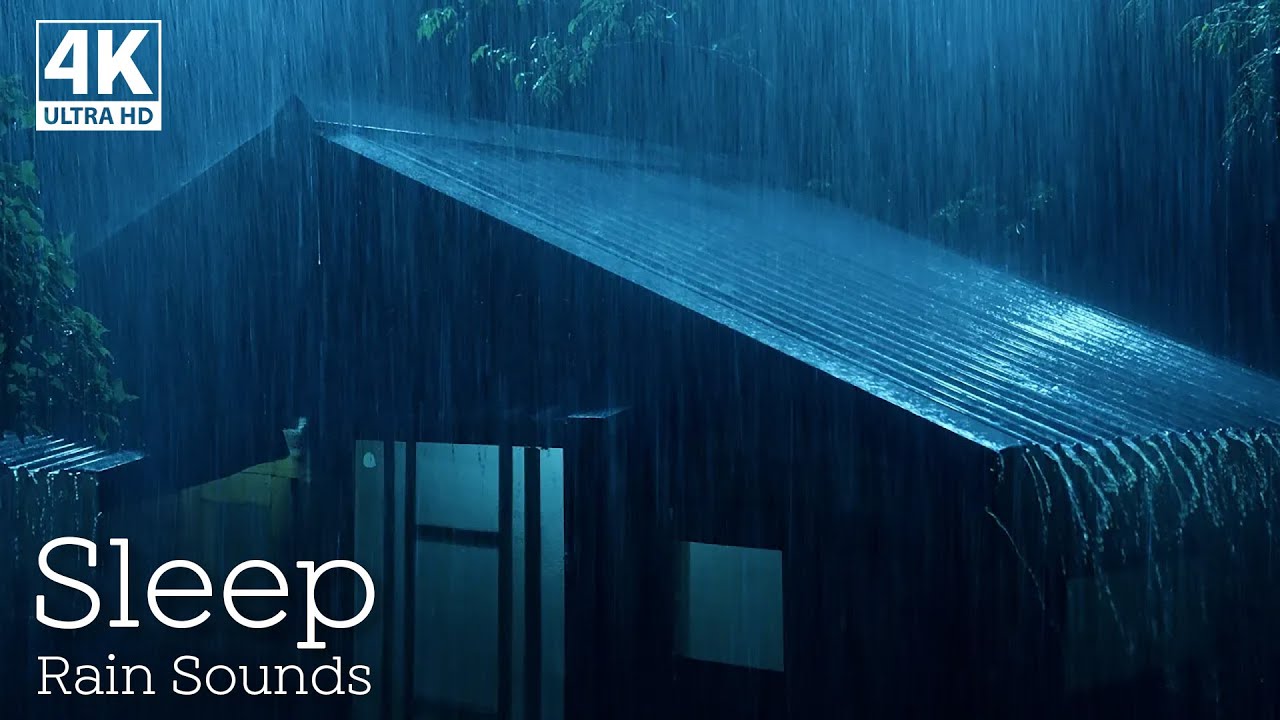 Rain 4K⚡ Heavy Thunderstorm Sounds to Sleep Instantly | Heavy Rain on ...