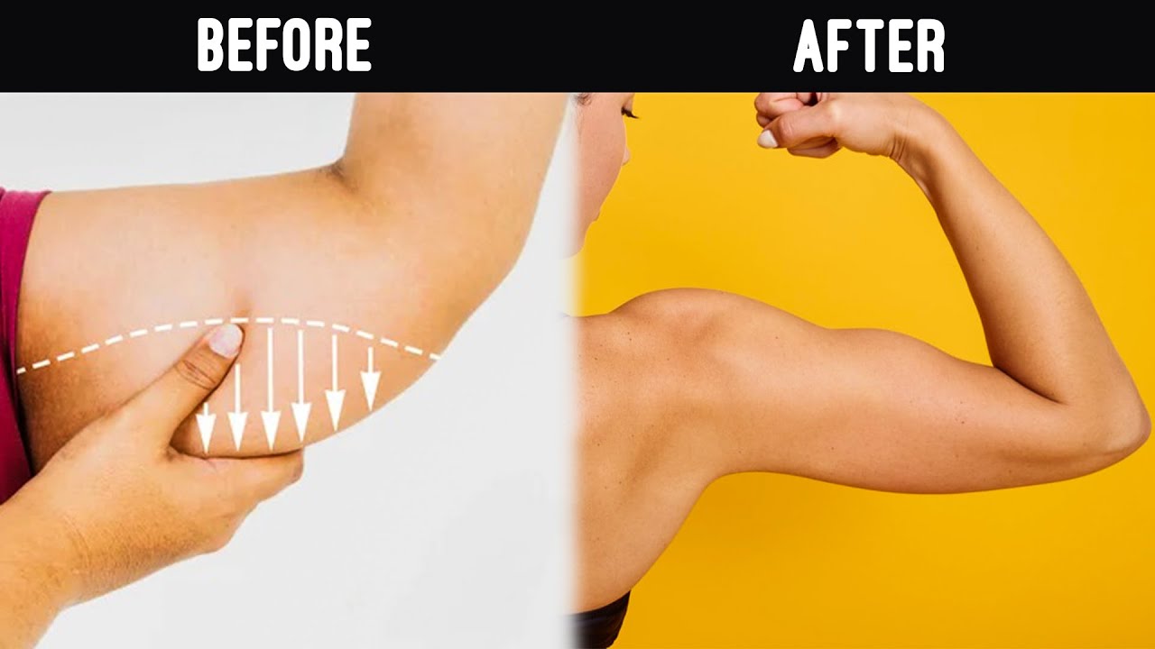 10 Minutes Get Rid Flabby Triceps! Beginner No Equipment - YouTube