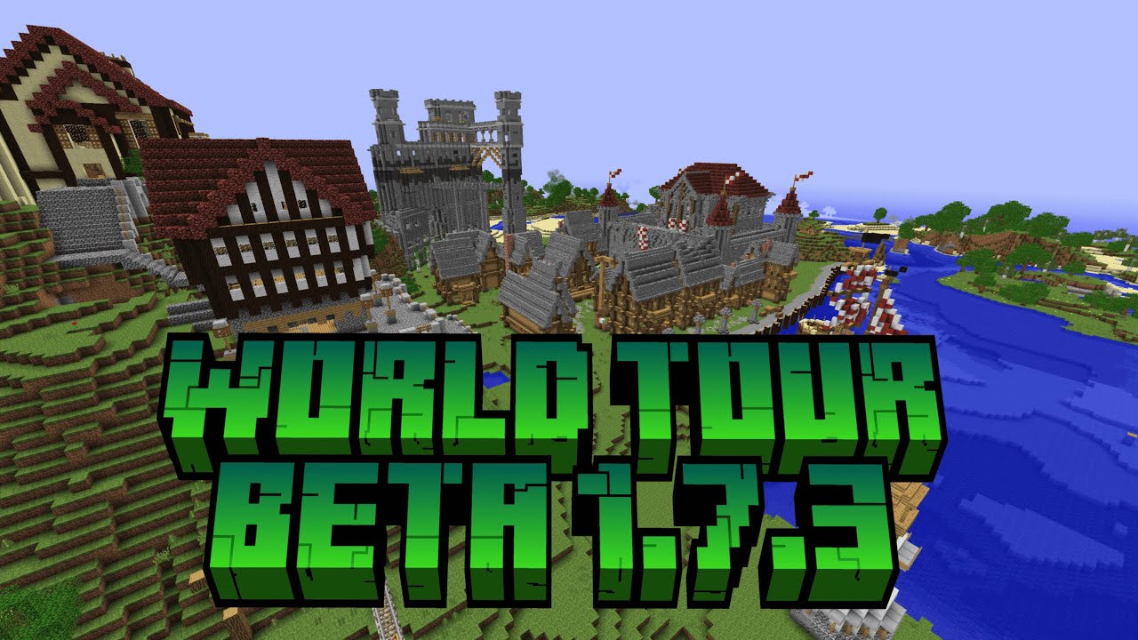 Minecraft beta world tour 2+ years singleplayer - YouTube