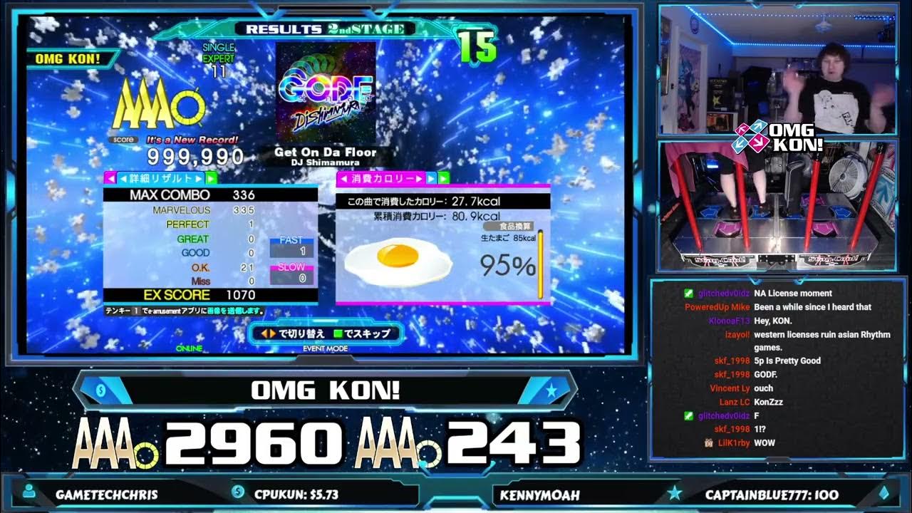 OMG KON! | Get On Da Floor (S-EXPERT 11) PFC AAA 999,990 [DDR A20 PLUS] - YouTube
