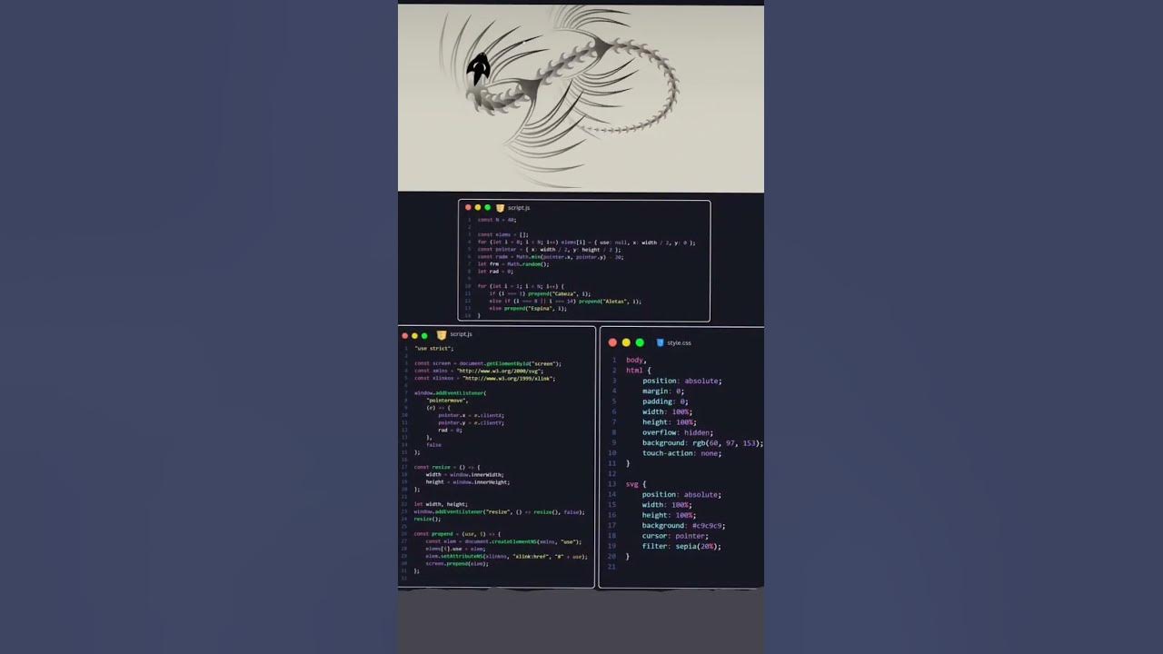 Dragon Cursor Effect Foryou Coding Webcode Webcoding Programming