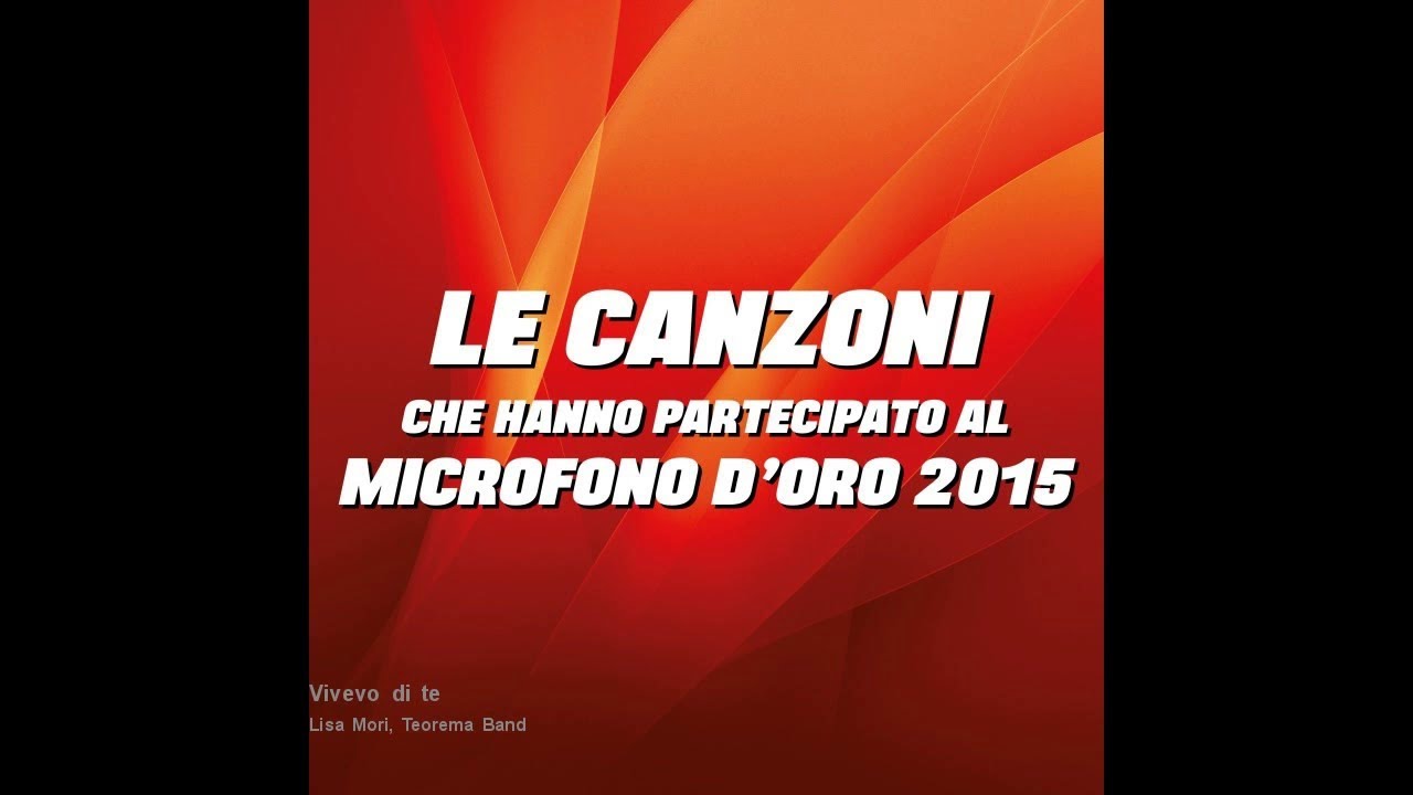 Lisa Mori & Teorema Band - Vivevo di te - YouTube
