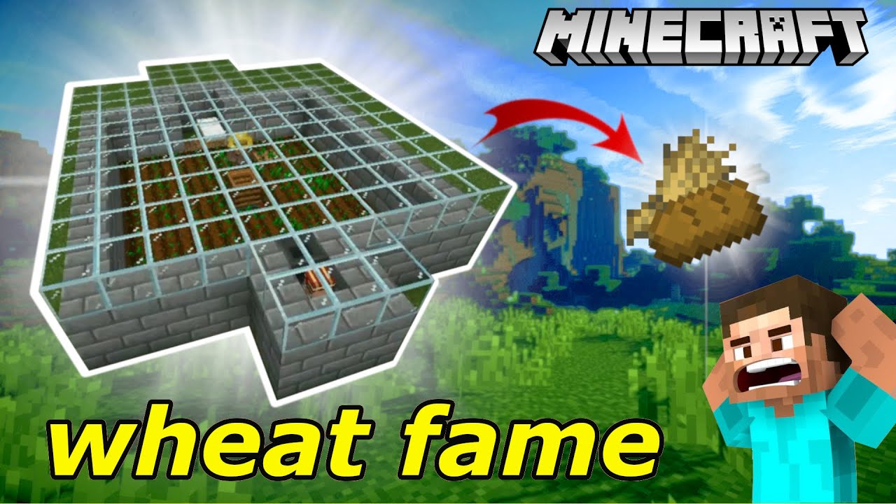 HOW TO MAKE WHEAT FARM IN MINECRAFT || MAX GAMER || - YouTube