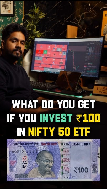 What do you get if you invested ₹100 in nifty 50 etf #nifty #investment #investing - YouTube