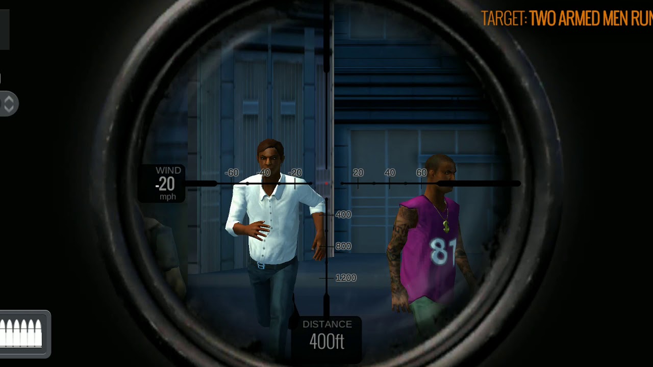 Sniper 3d - Two Armed Men Running (No Loitering) Primary mission Gabe's ...