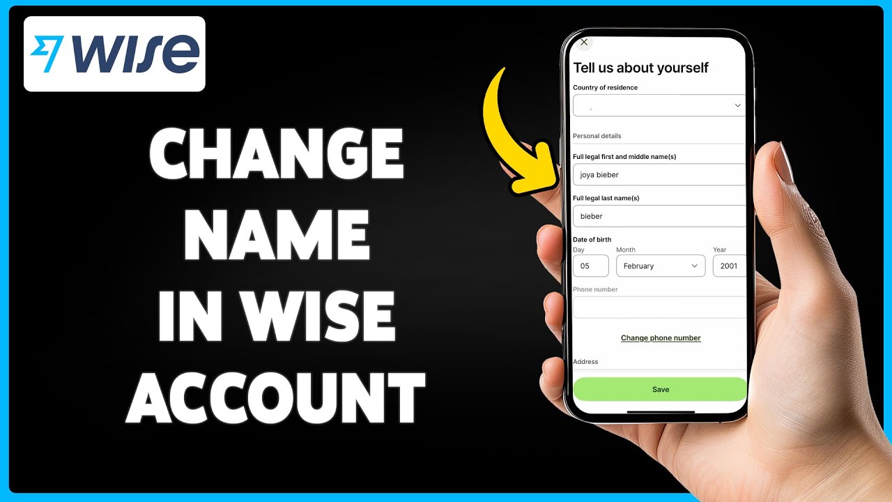 How To Change Name In Wise Account 2024 | Update Personal Information ...