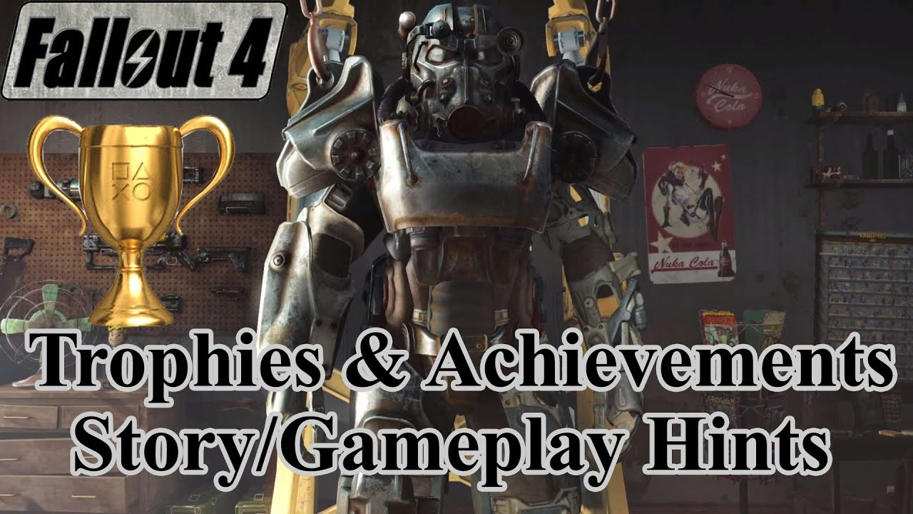 FALLOUT4 Achievements and Trophies Gameplay and Story hints? - YouTube