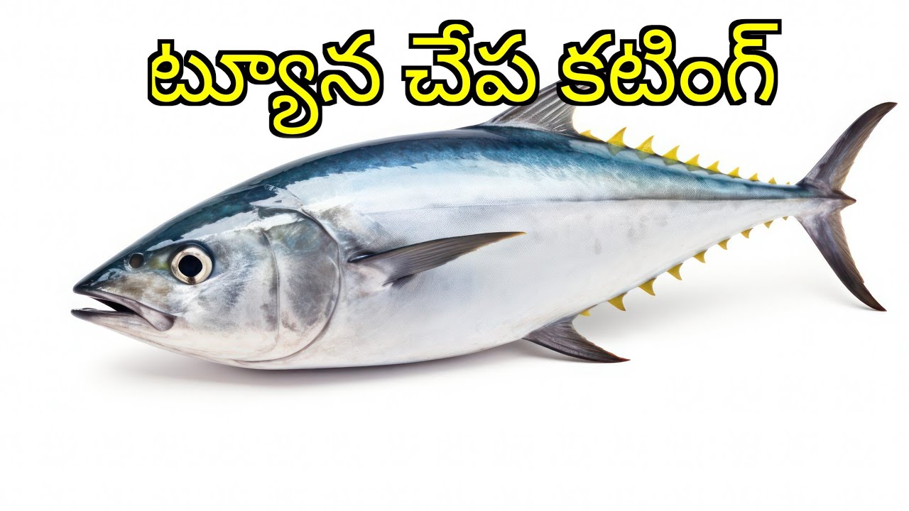 ట్యూనాస్ లేదా ట్యూనా ఉప్పునీటి చేప/ tuna fish cutting - YouTube
