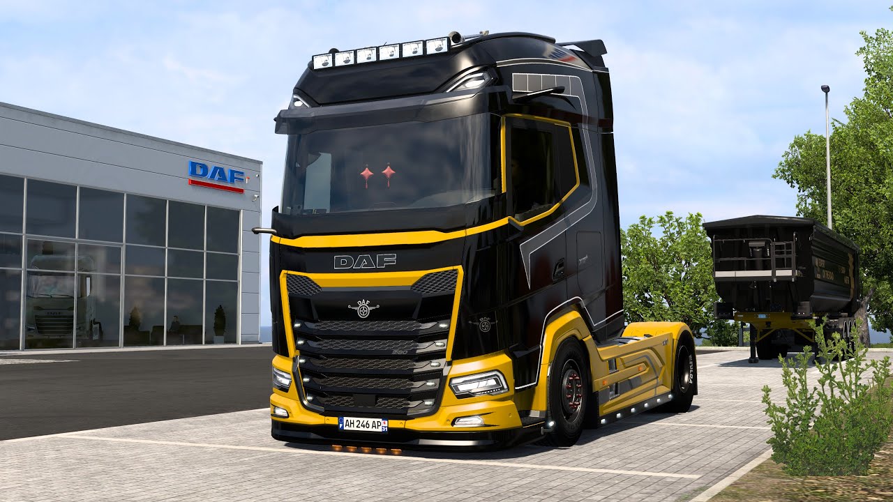 Daf XG+ 2021 By Jasper's Mega Pack+Style Paintjob Ets2 V1.51 - YouTube