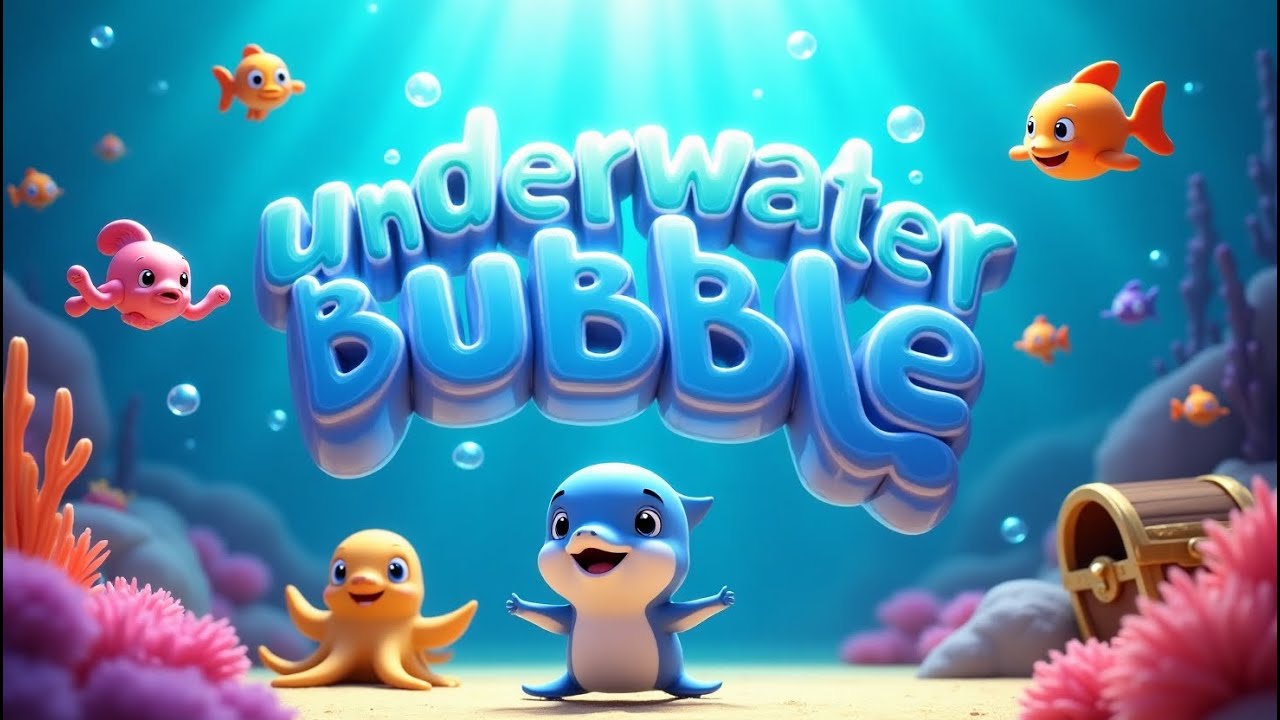 "Underwater Bubble Party | Fun Kids Song with Dancing Sea Creatures ...