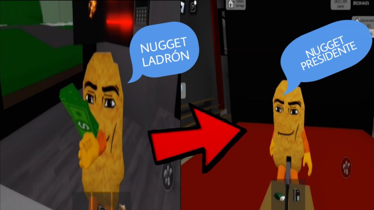 BROOKHAVEN MOMENTOS DIVERTIDOS VESTIDOS DE NUGGET | Talking Narrador ...