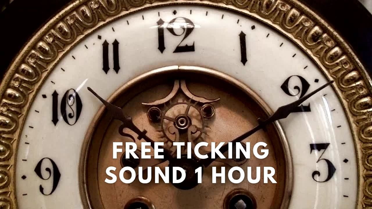 Free Ticking Sound 1 Hour | Enhance Focus, Study, Relax, and Sleep ...