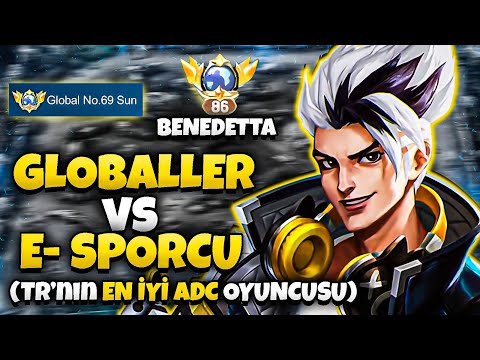 GLOBALLER vs E-SPORCULAR | TÜRKİYENİN EN İYİ ADC OYUNCUSUNA KARŞI HARD MAÇ! - Mobile Legends