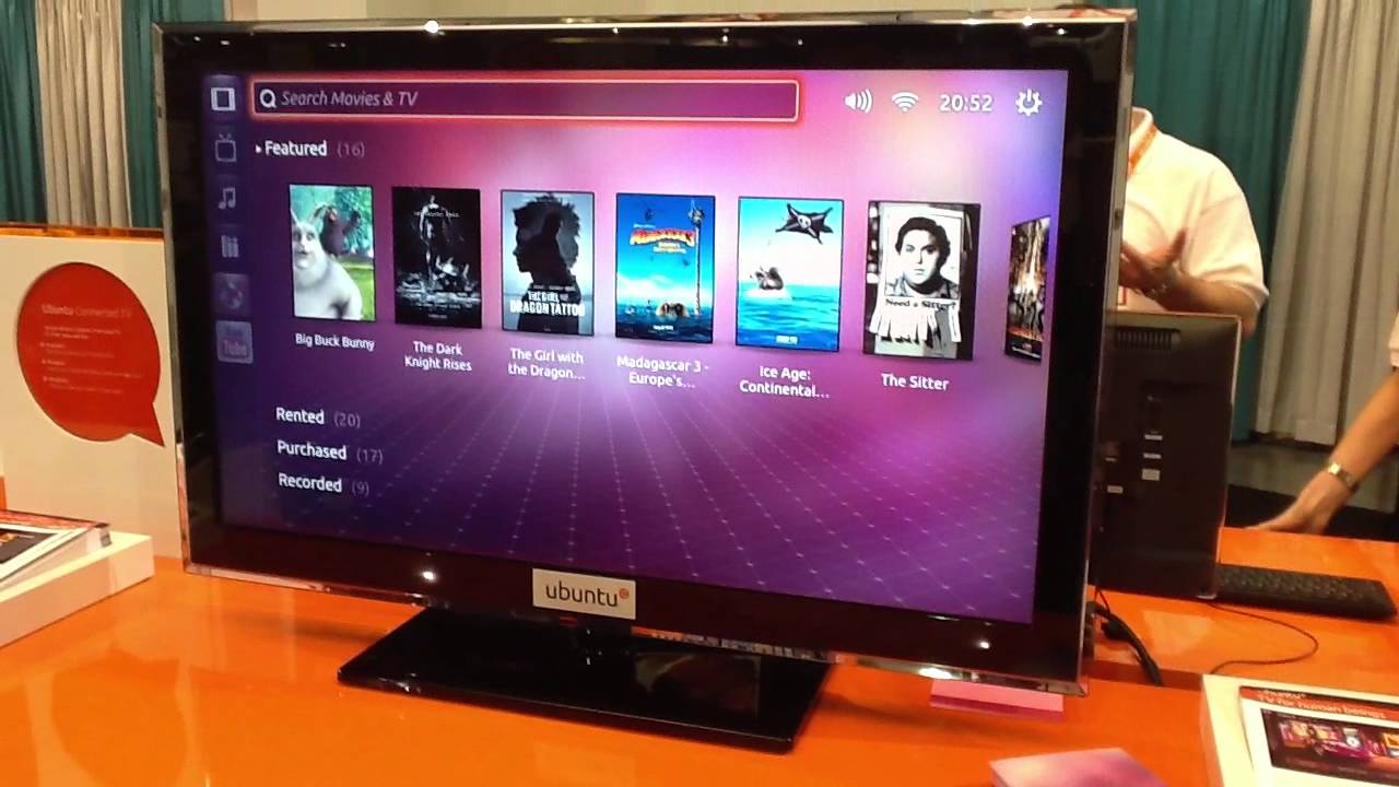 La primera televisión con sistema operativo Ubuntu - YouTube