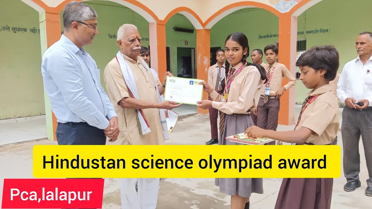 hindustan science olympiad award 2023 #paradise - YouTube