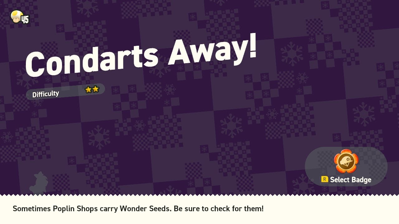 Condarts Away! Walkthrough - Super Mario Bros. Wonder - YouTube