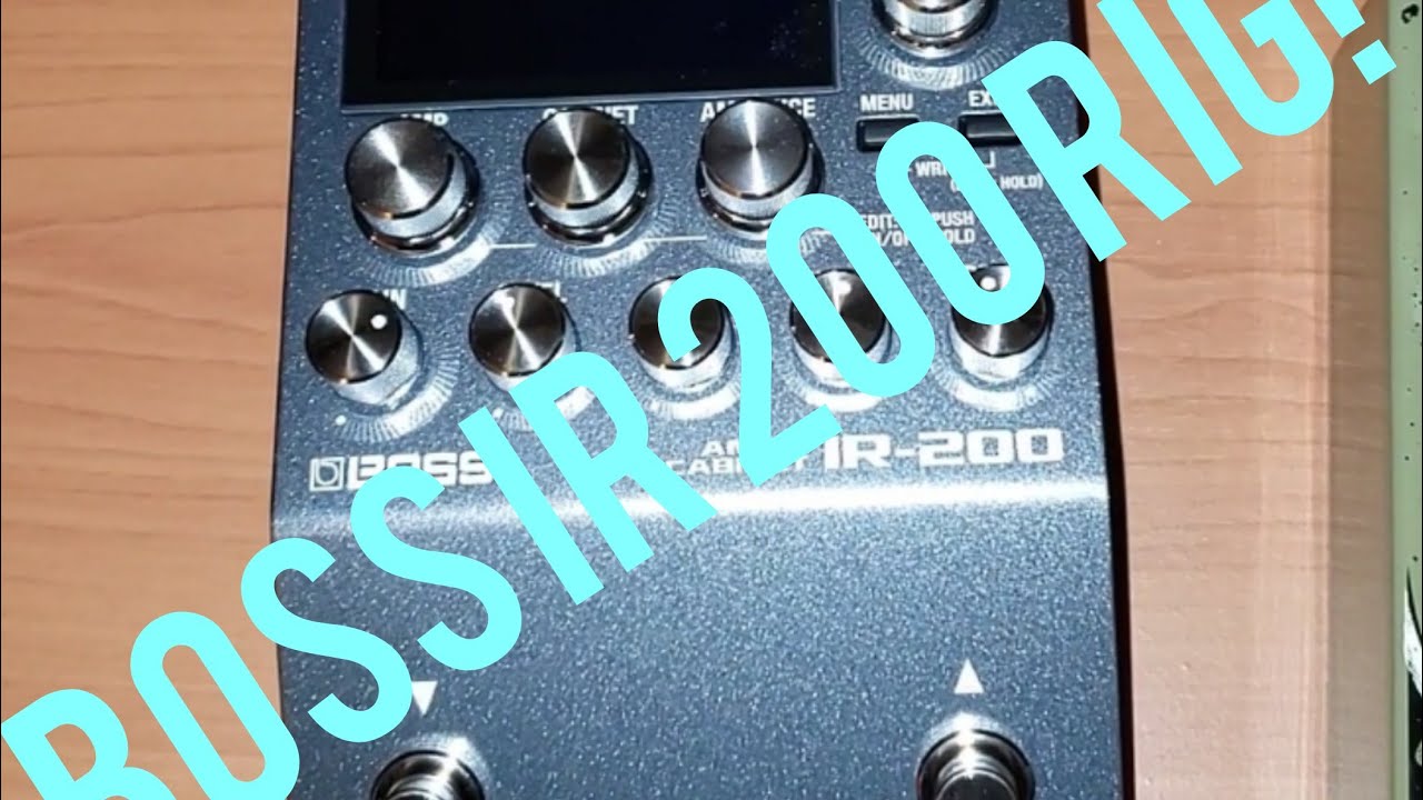 Boss IR 200 - New Set Up! - YouTube