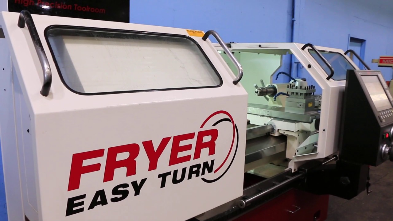 18" x 40" FRYER CNC / MANUAL COMBINATION LATHE - YouTube
