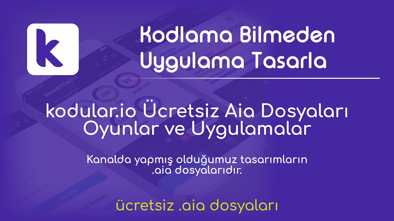 Kodular Ücretsiz Aia Dosyaları | Kanaldaki Çalışmaların Aia Dosyaları ...