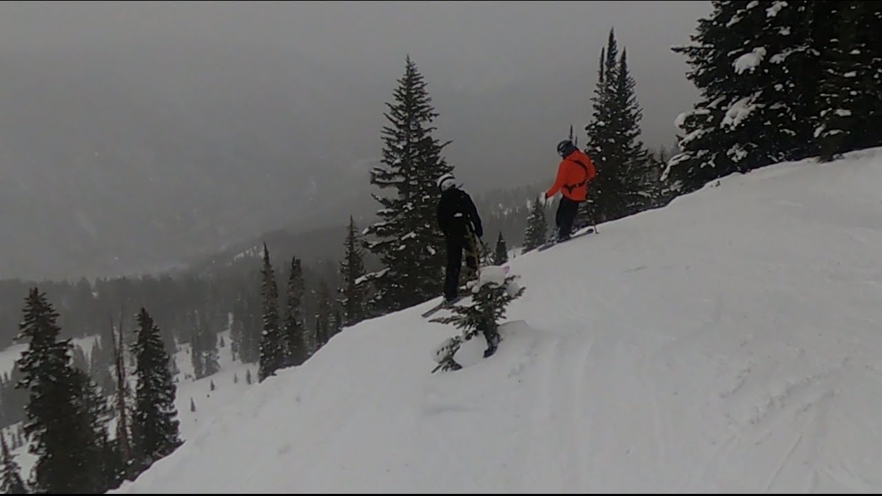 EXTREME STEEP: Harris Wall Double Black aspen mountain - YouTube