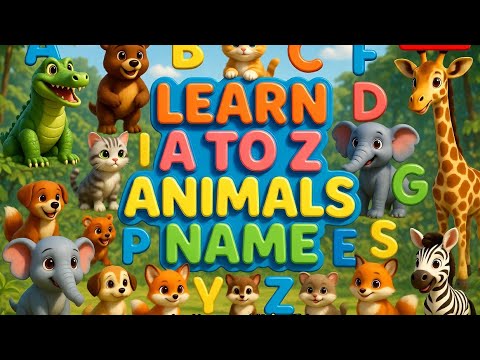 A to Z Animals Song 🦁 | Learn ABC with Animals | Fun Learning for Kids ...