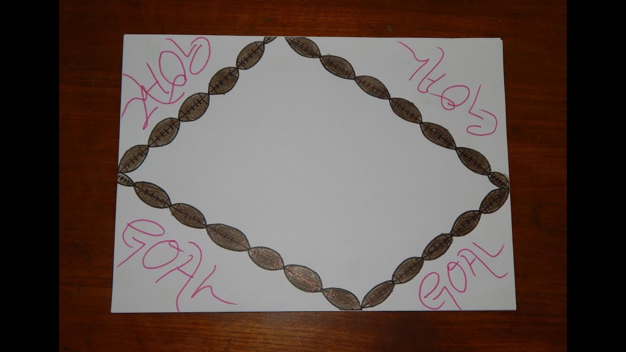 Very Simple & Easy Border Design For Physical Education project file ...