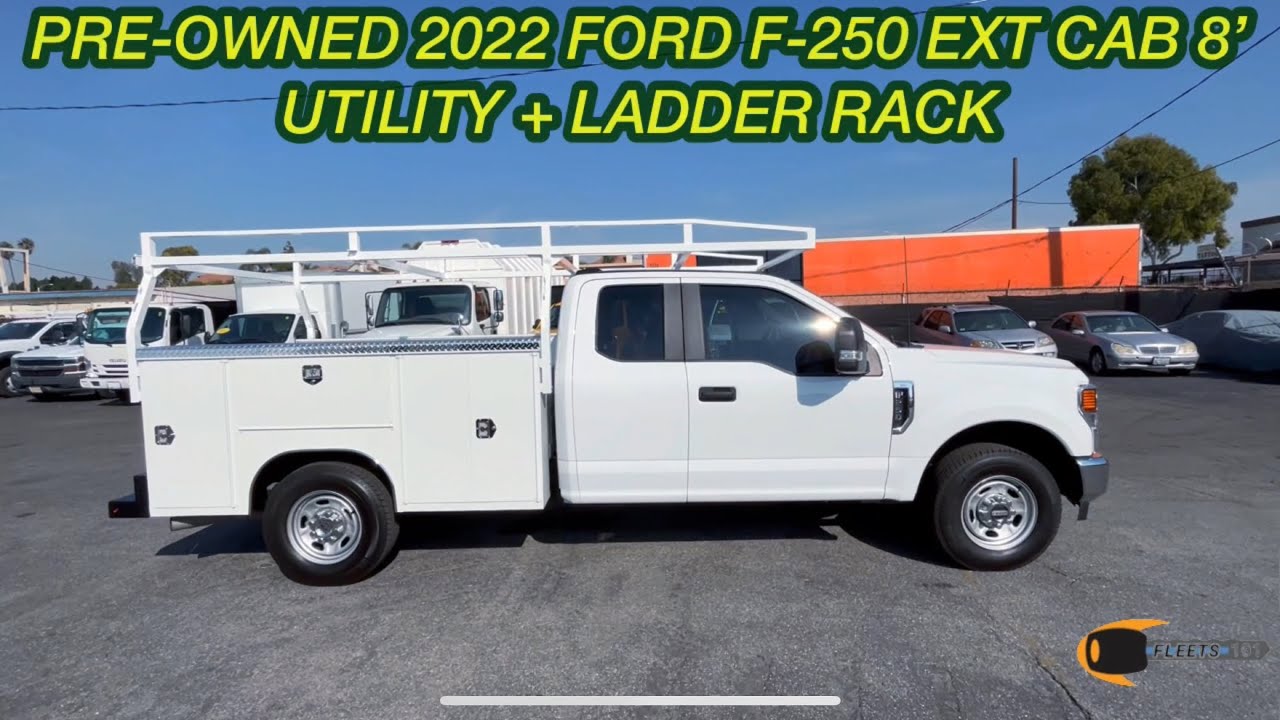 [For Sale] 2022 Ford F-250 EXT CAB 8’ Utility + Ladder Rack / Stock ...