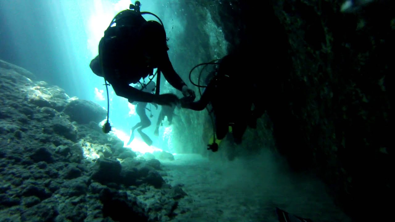 Achilleon Diving Center (Dive Site: The Hole of Ha) - YouTube