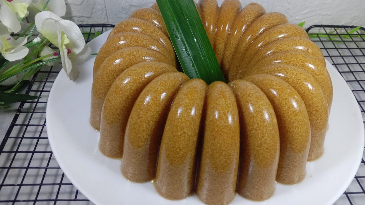 RESEP PUDING FULL LUMUT GULA MERAH - YouTube