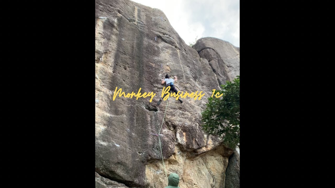 Monkey Business 7c, Monkey Buttress - YouTube