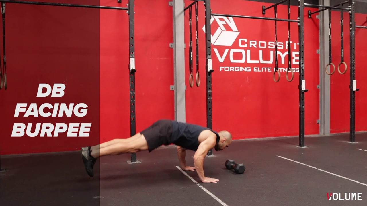 db facing burpee - YouTube