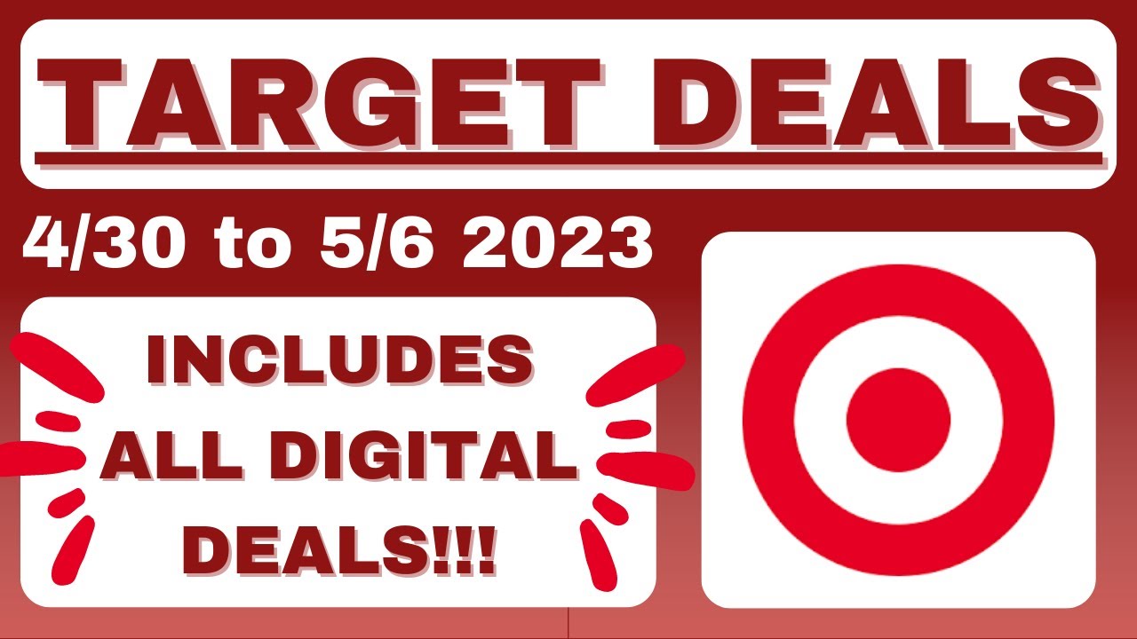 Target Deals 4/30/23 to 5/6/23 - Lots of Great Deals - All Digital ...