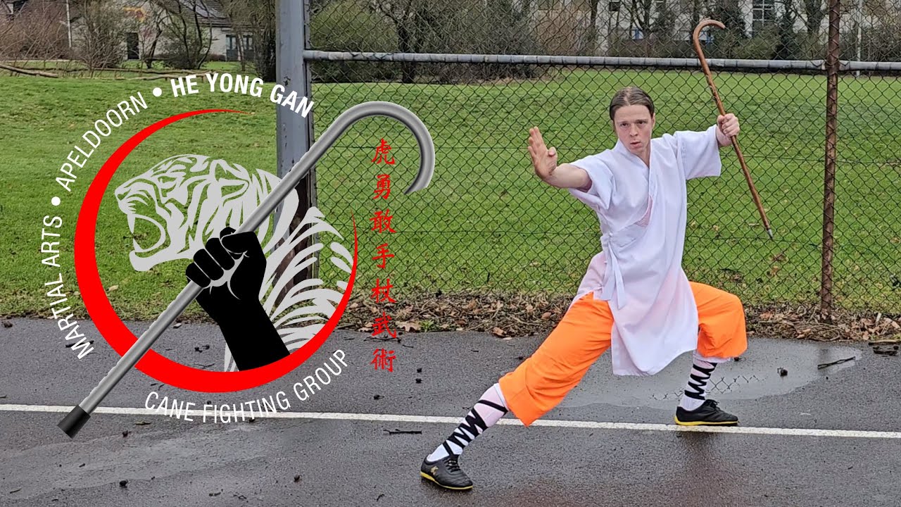 Cane Fighting: Walking Stick Kata - Martial Arts - YouTube