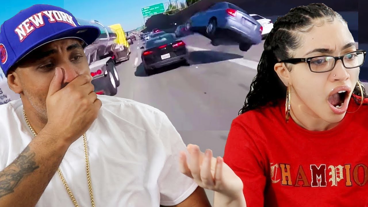 MY DAD REACTS TO Craziest Car Crash Compilation - Best of Driving Fails ...