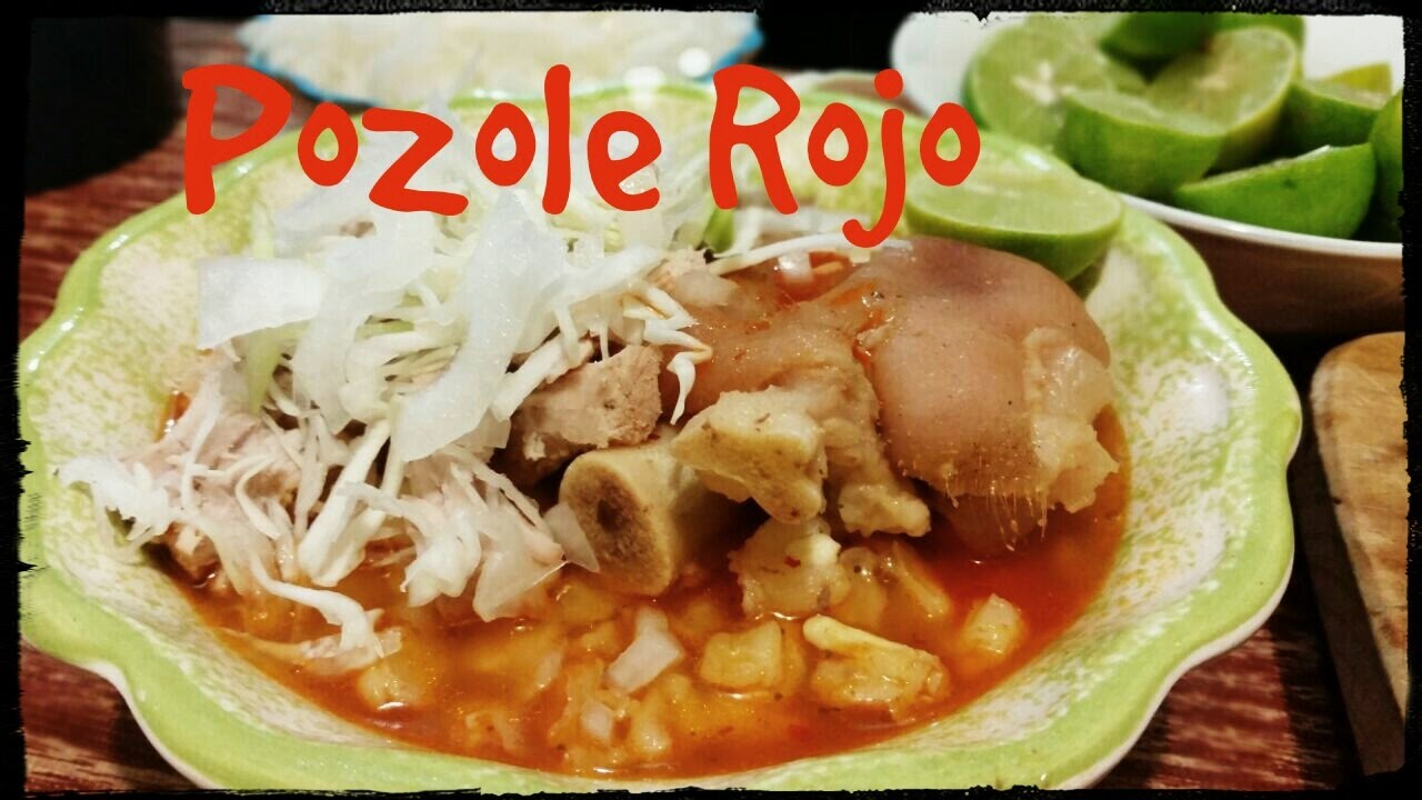 Pozole Rojo°°Estilo Jalisco°°||Receta facil|| - YouTube