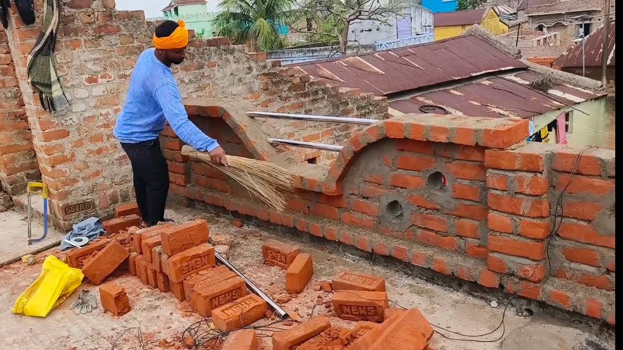 Latest Parapet Wall Design How To Build 9 Feet Space - YouTube
