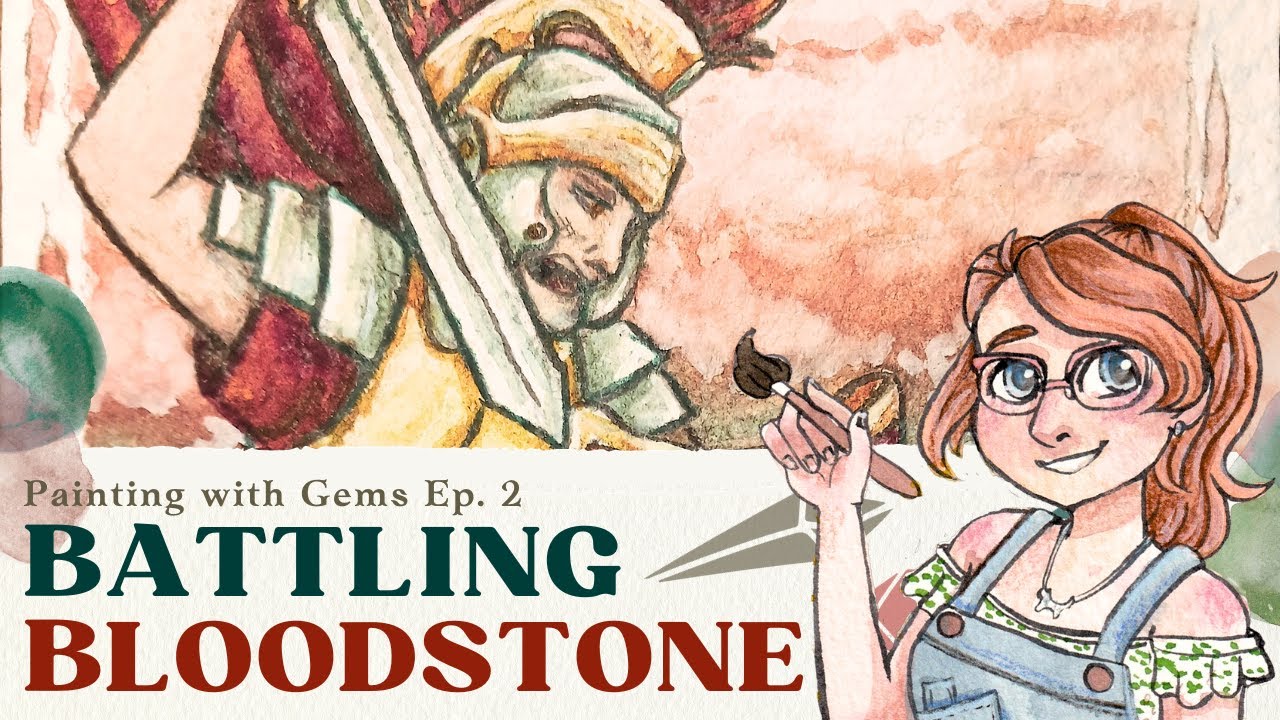 Battling Bloodstone! Painting with Gems Episode 2 - YouTube