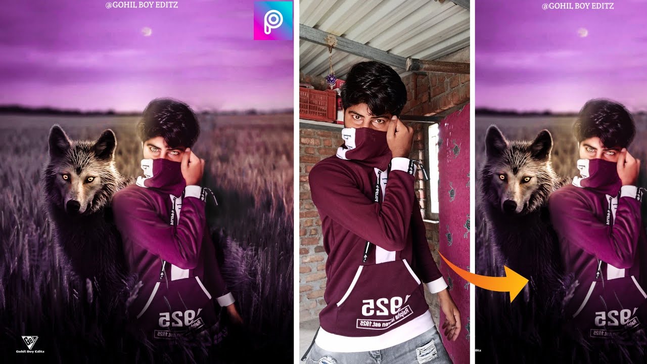 Wolf - Picsart Manipulation Editing Effects Tutorial - Picsart 2020 ...