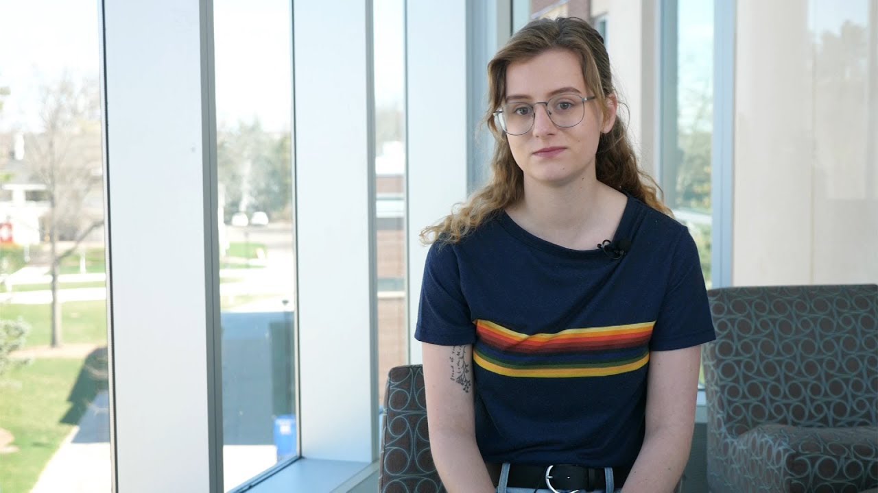 How Breah found her place at UWEC through LGBTQIA+ inclusivity - YouTube