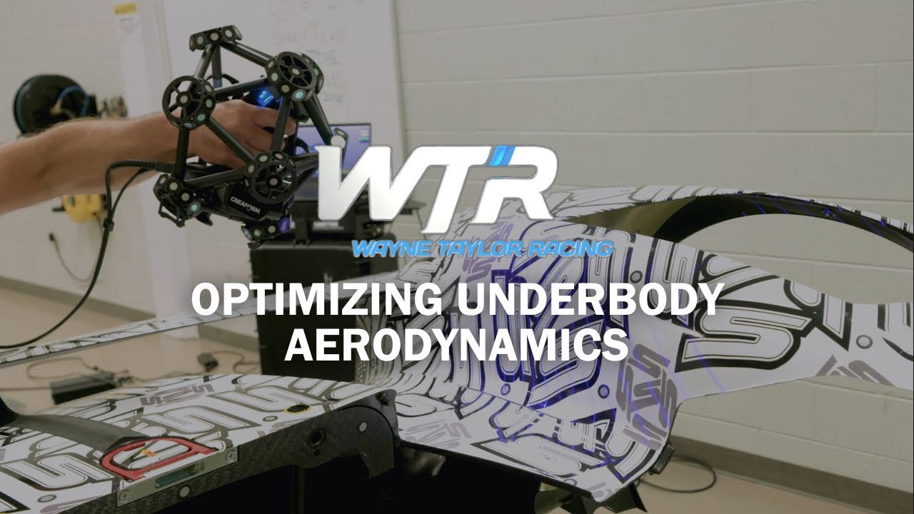 How 3D scanning optimizes the underbody aerodynamics of race cars - YouTube