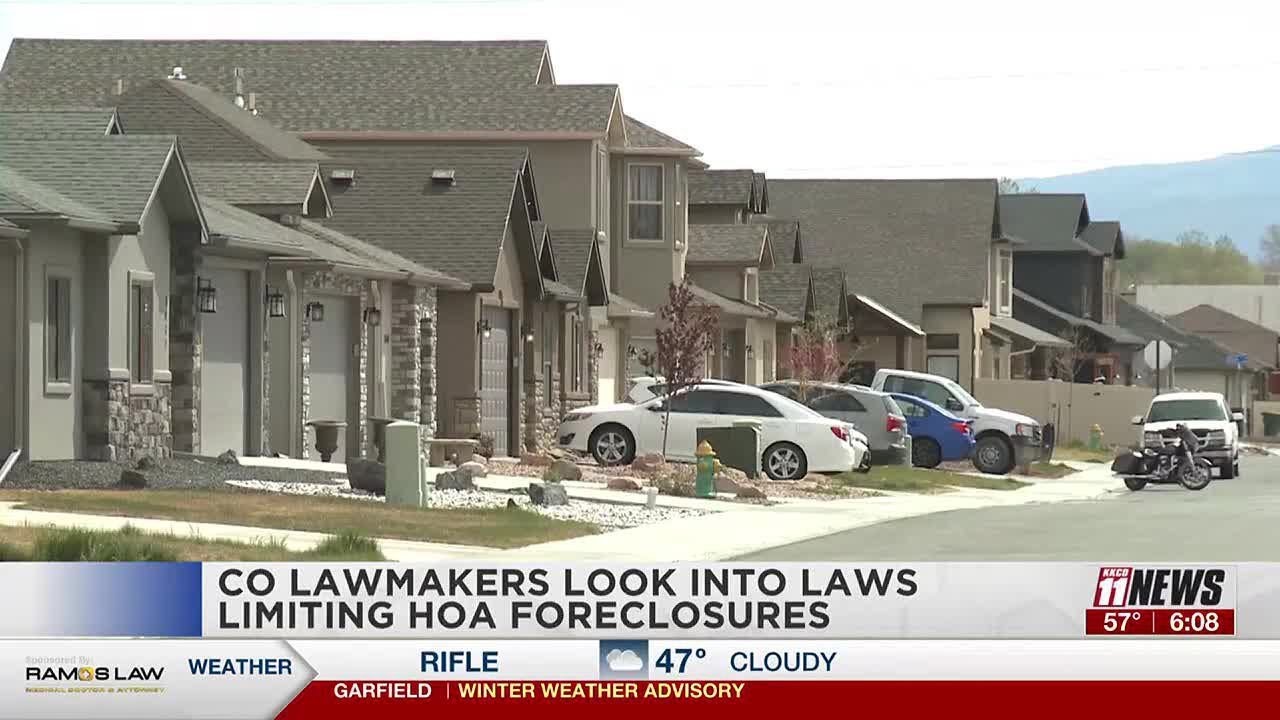 Colorado lawmakers look into laws limiting HOA foreclosures - YouTube