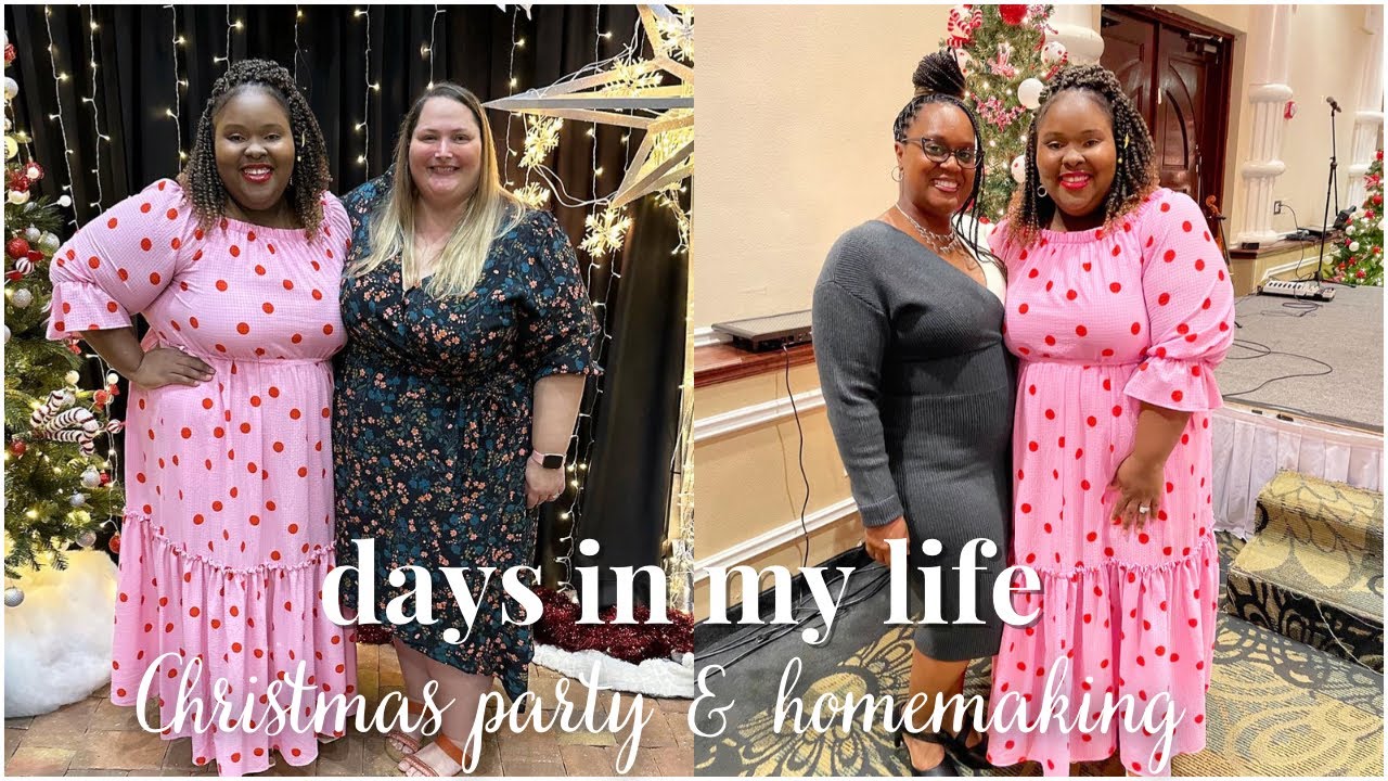 DAY IN THE LIFE OF A HOMEMAKER | WORKING FROM HOME | CHRISTMAS PARTY ...