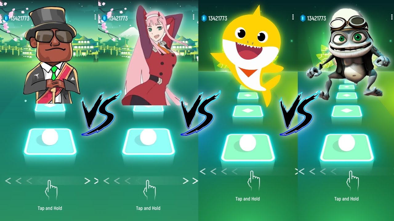 Coffin dance vs phut hon vs Beby shark vs Crazy frog | for kids | Tiles ...