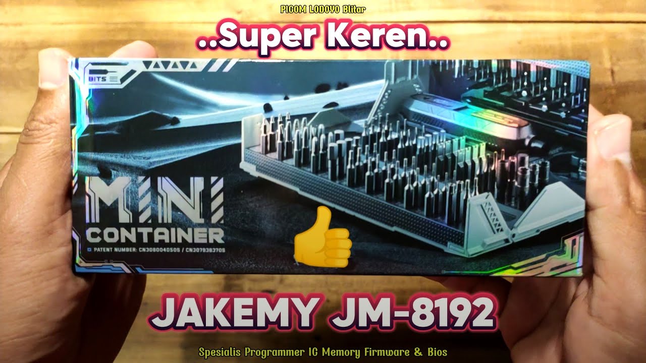 Super Keren 👍👍 Obeng Set Otobot Transformer JAKEMY JM-8192 180-in-1 ...