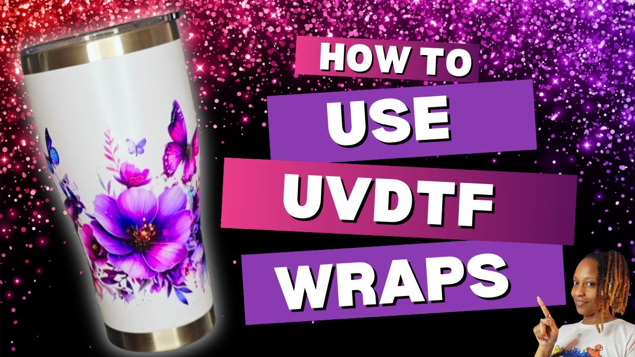 How To Use UVDFT Wraps on Tumblers | Full Process - YouTube