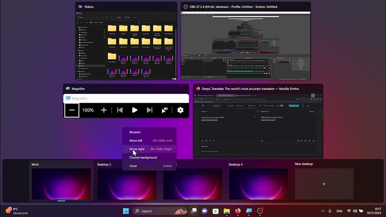 How to Set Up Multiple Desktops on WIndows 11 - How to access Task View ...